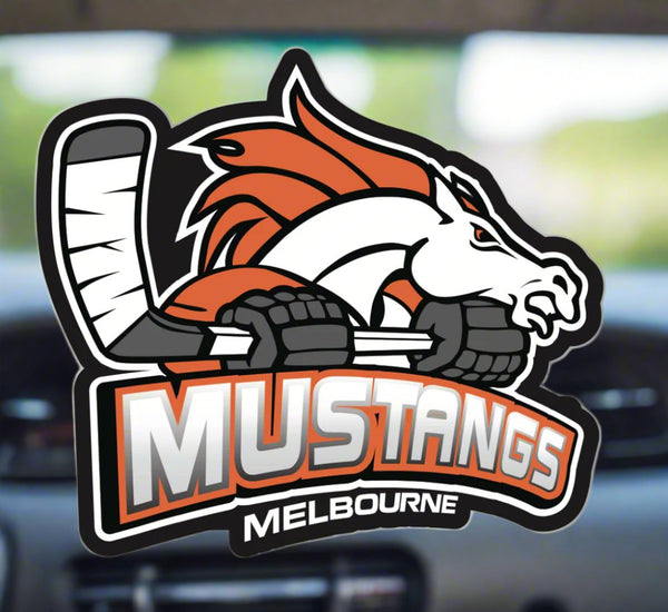 Logo Sticker – Melbourne Mustangs